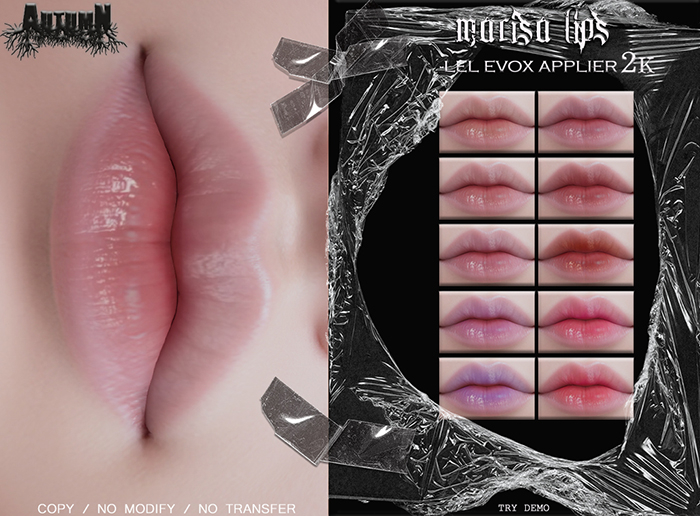 Second Life Marketplace - AutumN- MARISA LIPS 2K EVO/EVO X APPLIER DEMO