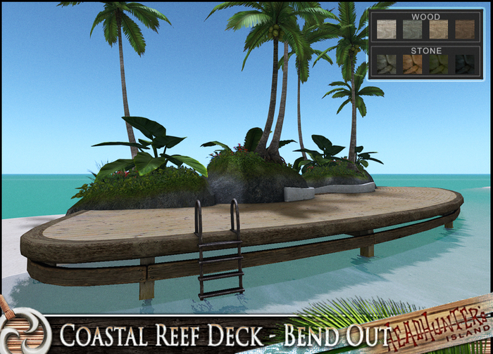 Second Life Marketplace - HeadHunter's Island - Coastal Reef Deck set4 ...