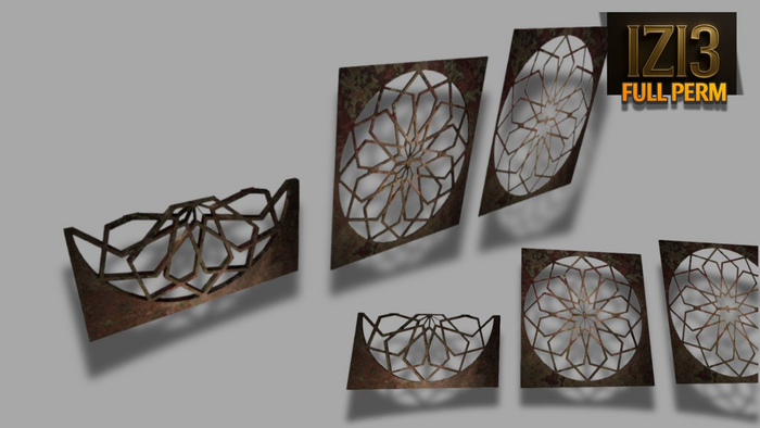 Second Life Marketplace - Mesh 3 set - Element - Full Perm