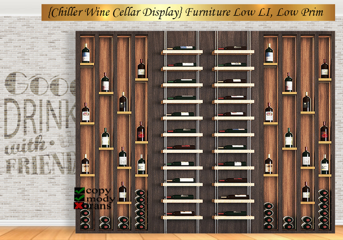Second Life Marketplace - {Chiller Food Market Display} Furniture Low ...