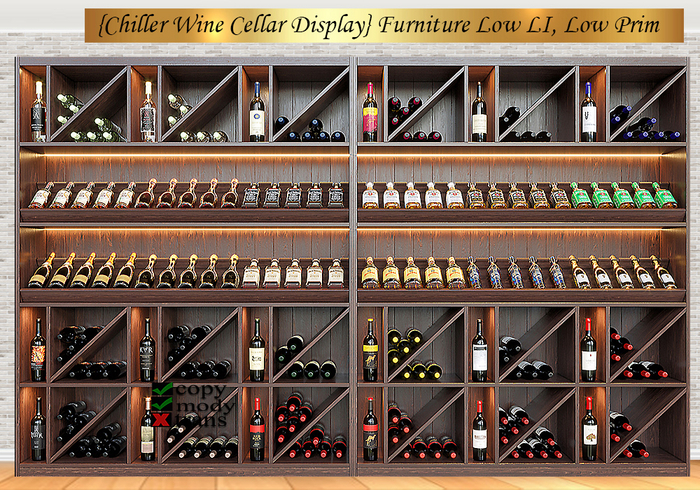 Second Life Marketplace - {Chiller Food Market Display} Furniture Low ...