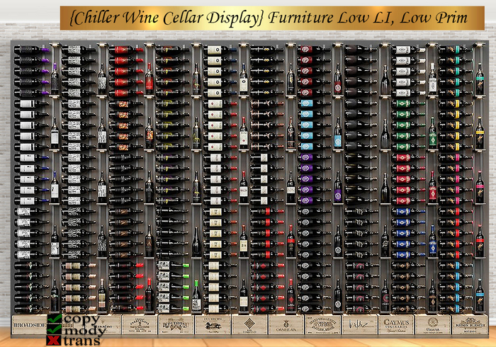 Second Life Marketplace - {Chiller Food Market Display} Furniture Low ...