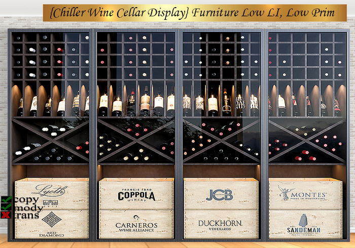 Second Life Marketplace - {Chiller Food Market Display} Furniture Low ...