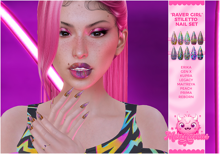 Second Life Marketplace - {Monstarous} Raver Girl - Gen X