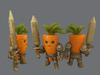 Second Life Marketplace - Carrot Warrior FULL PERM