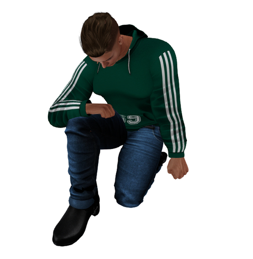 Second Life Marketplace - "I kneel" meme - Vegeta kneeling pose