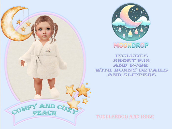 Second Life Marketplace - Moondrop~Comfy Cozy Peach Set ADD ME