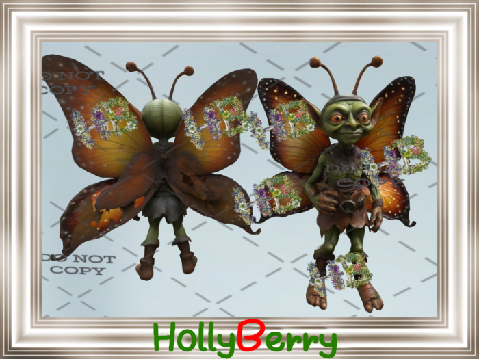 Second Life Marketplace - HB: Butterfly Goblin Statue FuLL PERM