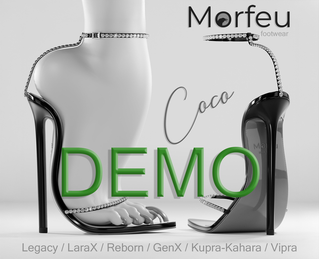 Second Life Marketplace - Morfeu / Coco Shoes / Unpack - DEMO FP