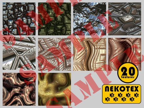 Second Life Marketplace - Alien Metal Textures - 20 Full Perm repeating ...