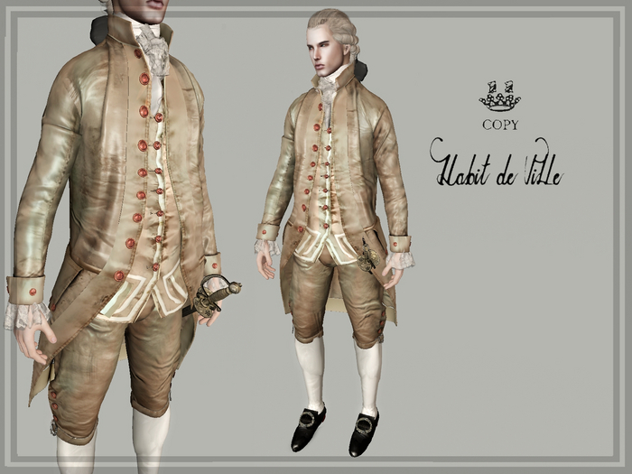 Second Life Marketplace - Boehmer - Habit de ville / Glazed Puce