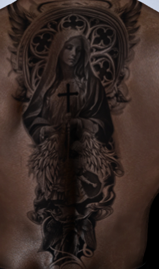 Second Life Marketplace - Atti "Marys Interlude" Back Tattoo BOM