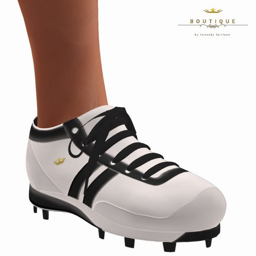 Second Life Marketplace - WHITE Unisex RESIZABLE Sport Golf Shoes (ADD)