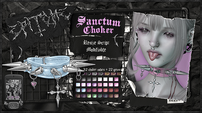 Second Life Marketplace - Epitome ' Sanctum Choker