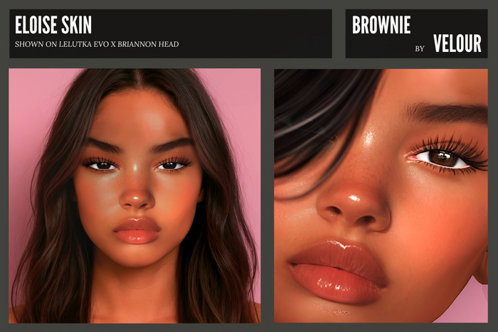 Second Life Marketplace - DIFFERENCE - Lelutka Evox - Eloise skin brownie