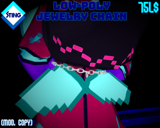 Second Life Marketplace - [STING WORLD] low poly jewelry chain