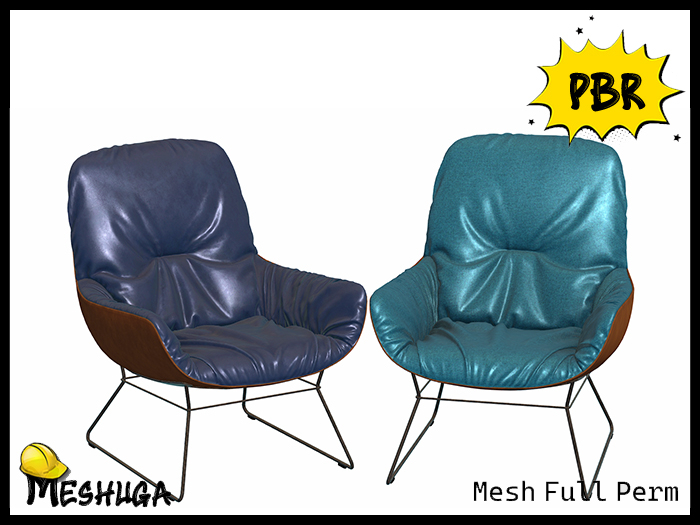Second Life Marketplace - Meshuga PBR Zenith Lounge Chair FULL PERM MESH