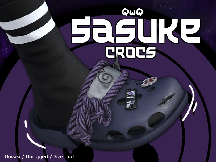 Second Life Marketplace - QwQ - Sasuke Crocs