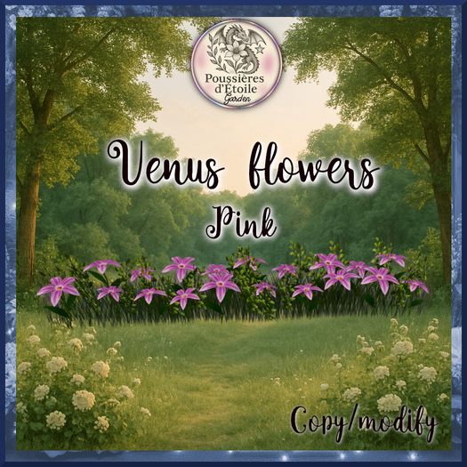 Second Life Marketplace - **Venus flowers**pink**Poussieres d'Etoile ...