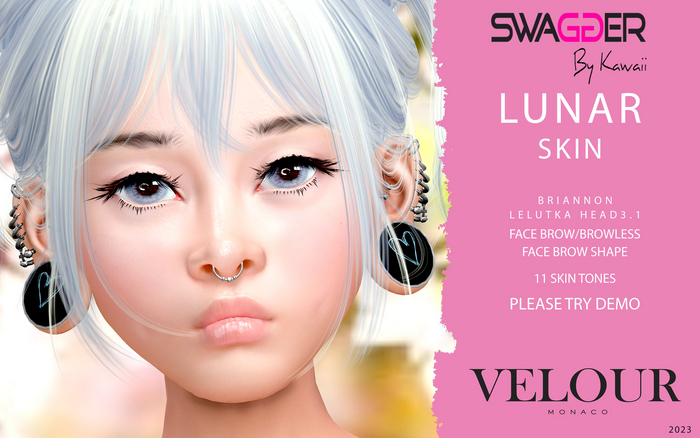 Second Life Marketplace - .:SWG:. Lunar Skin SUN KISS [ADD ME]