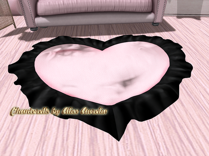 Second Life Marketplace - parfait. Amelia Bedroom Suite - Heart Rug ...
