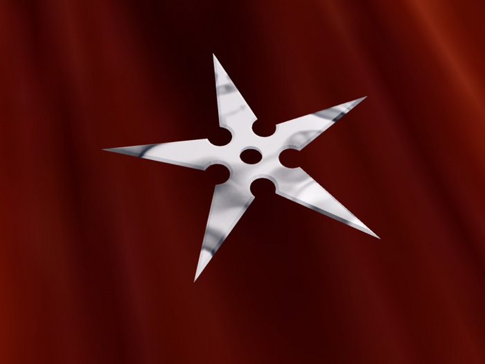 Second Life Marketplace - TM 5 Point Throwing Star Ninja Shuriken - FP ...