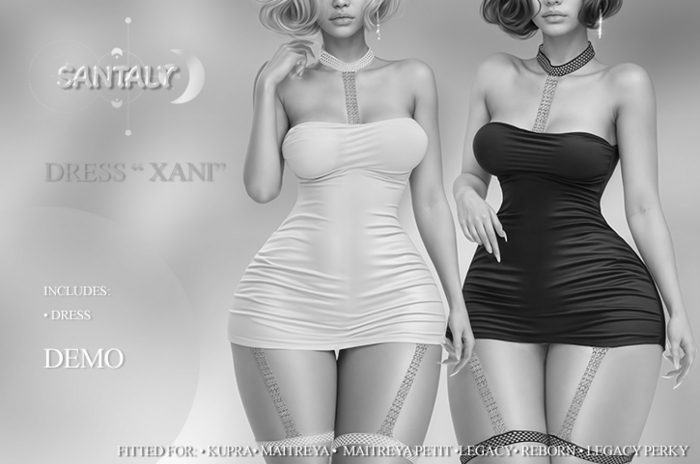 Second Life Marketplace - SANTALY - Xani dress - demo