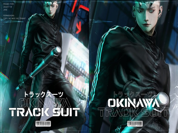 Second Life Marketplace - TANAKA - OKINAWA TRACK SUIT - FATPACK