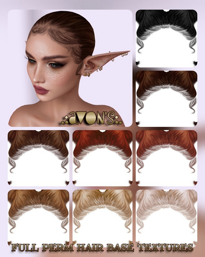 Second Life Marketplace - .:AVON'S:. Texture Hair Base
