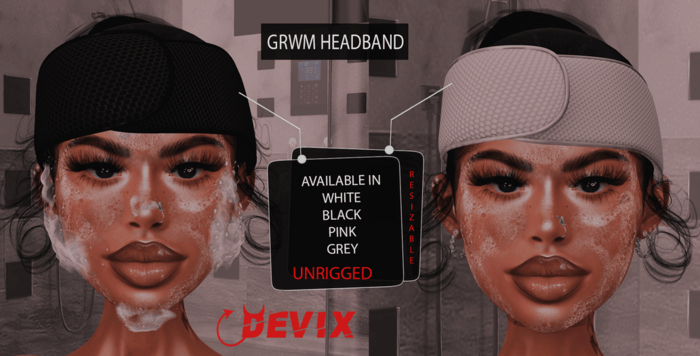 Second Life Marketplace - DEVIX - GRWM Headband DEMO