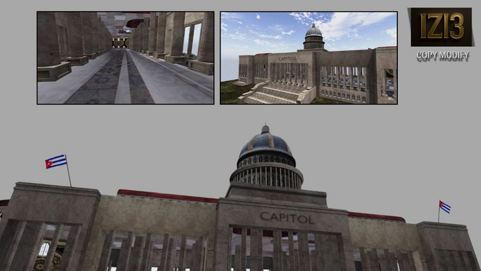 Second Life Marketplace - Capitol Building - Copy & Modify Mesh 280