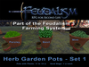 Second Life Marketplace - Feudalism 3 RPG - Herb Garden Pots v3.0.6