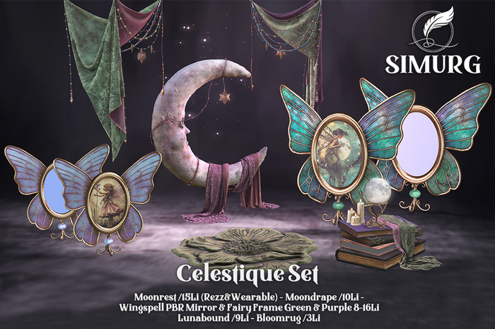 Second Life Marketplace - Simurg - Celestique - FATPACK