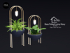 Second Life Marketplace - OMAHKU - Beza Potted Lamp Navy