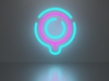 Second Life Marketplace - Alphabet letters Q neon sign Full Permission