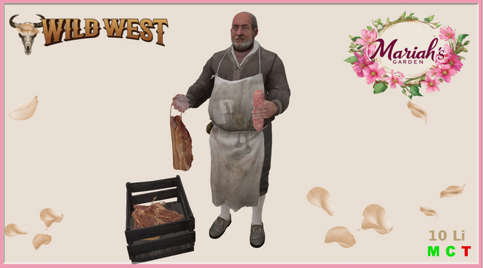 Second Life Marketplace - !MG! - Wild West Town - The Butcher - Boxed