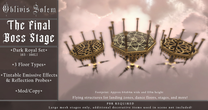 Second Life Marketplace - [+Oblivis+] The Final Boss Stage - DARK ROYAL