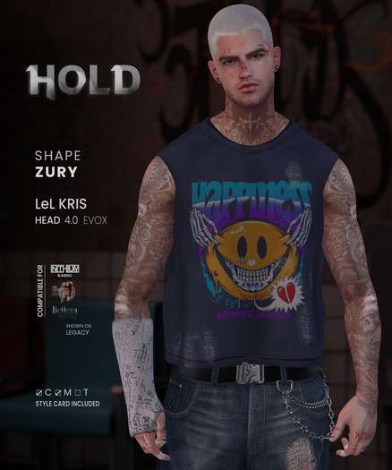Second Life Marketplace - HOLD SHAPES - Zury - Shape LeLUTKA Kris 4.0 ...