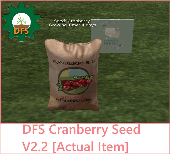 Second Life Marketplace - DFS Cranberry Seed V2.2 [Actual Item]