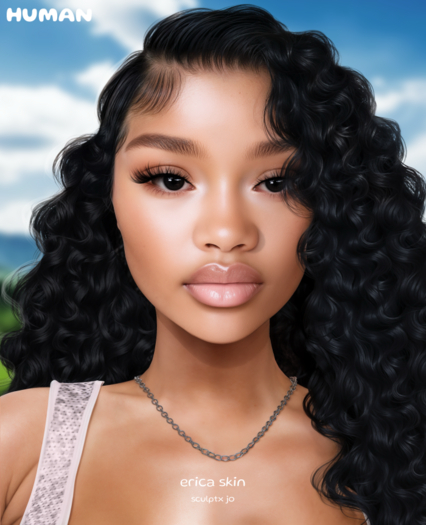 Second Life Marketplace - human+ erica skin fatpack - sculpt sl uv