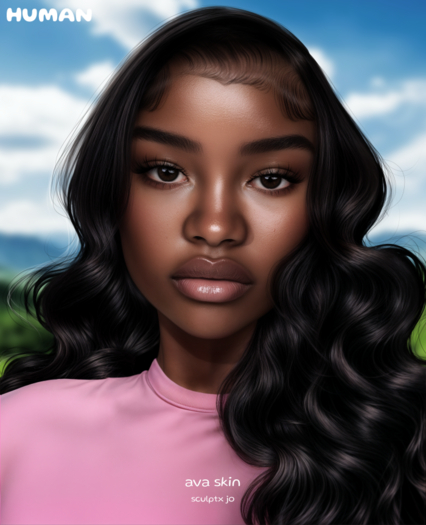 Second Life Marketplace - human+ ava skin smoke - sculpt sl uv