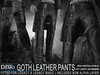 Second Life Marketplace - DEMO - ZED 6x Legacy Distressed Goth Leather ...