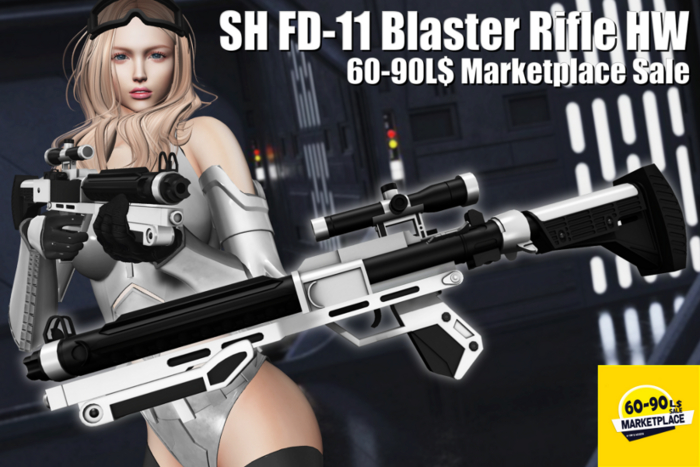Second Life Marketplace - SH FD-11 Blaster Rifle HW [SG] F (Unpack)