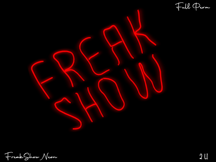 Second Life Marketplace - ~ VV ~ Freak Show - Neon - Full Perm
