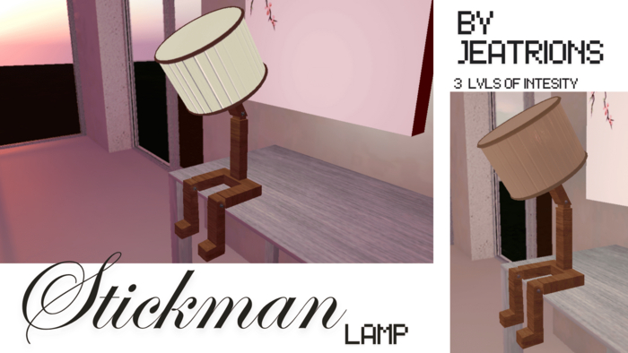 Second Life Marketplace - Stickman Lamp by Jeatrions