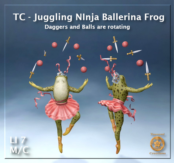 Second Life Marketplace - TC - Juggling NInja Ballerina Frog