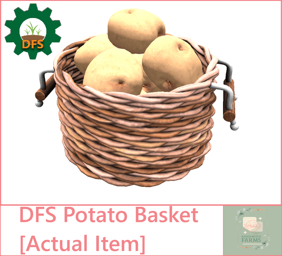 Second Life Marketplace - DFS Potato Basket [Actual Item]
