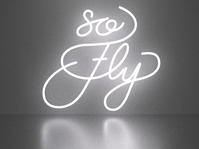 Second Life Marketplace - So fly neon sign Full Permission