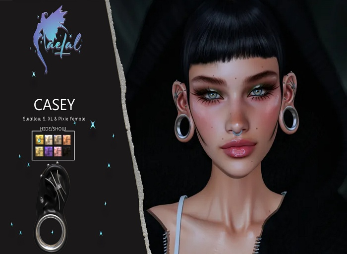 Second Life Marketplace - FaeTal - Casey - Swallow S, XL & Pixie Female ...