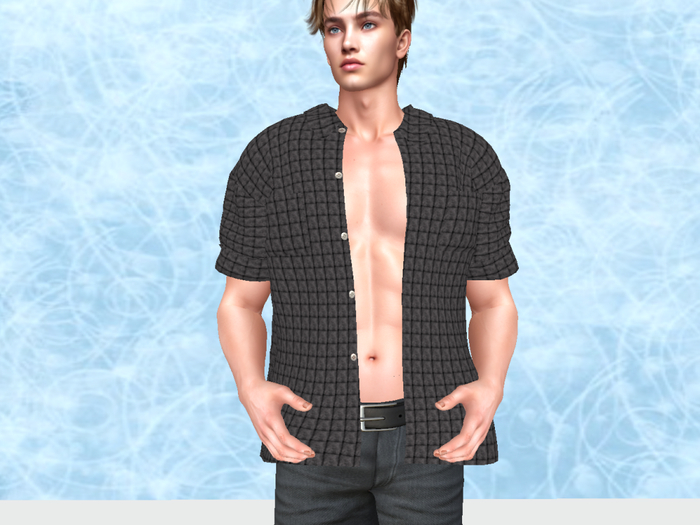 Second Life Marketplace - HunnyBun's Mens Open Shirt DEMO